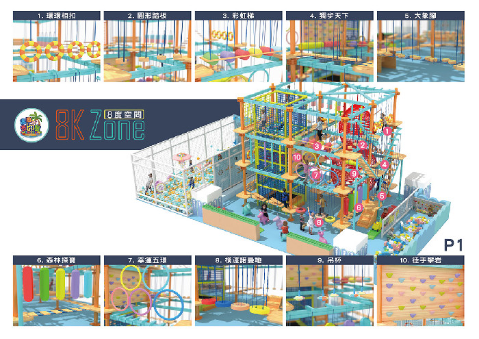 板橋遠百中山店/8K ZONE :: 追風奇幻島室內兒童樂園官方網站